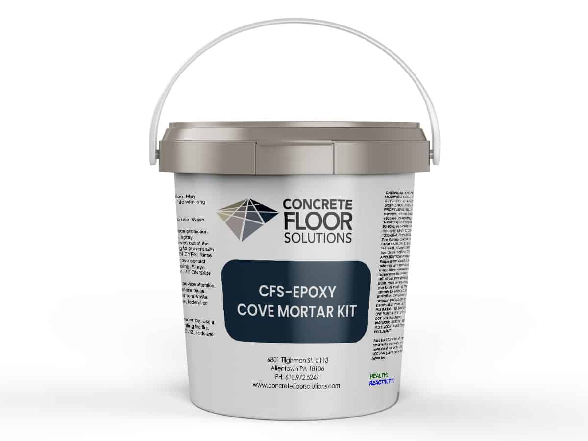 CFS-EPOXY COVE MORTAR KIT - Concrete Floor Solutions